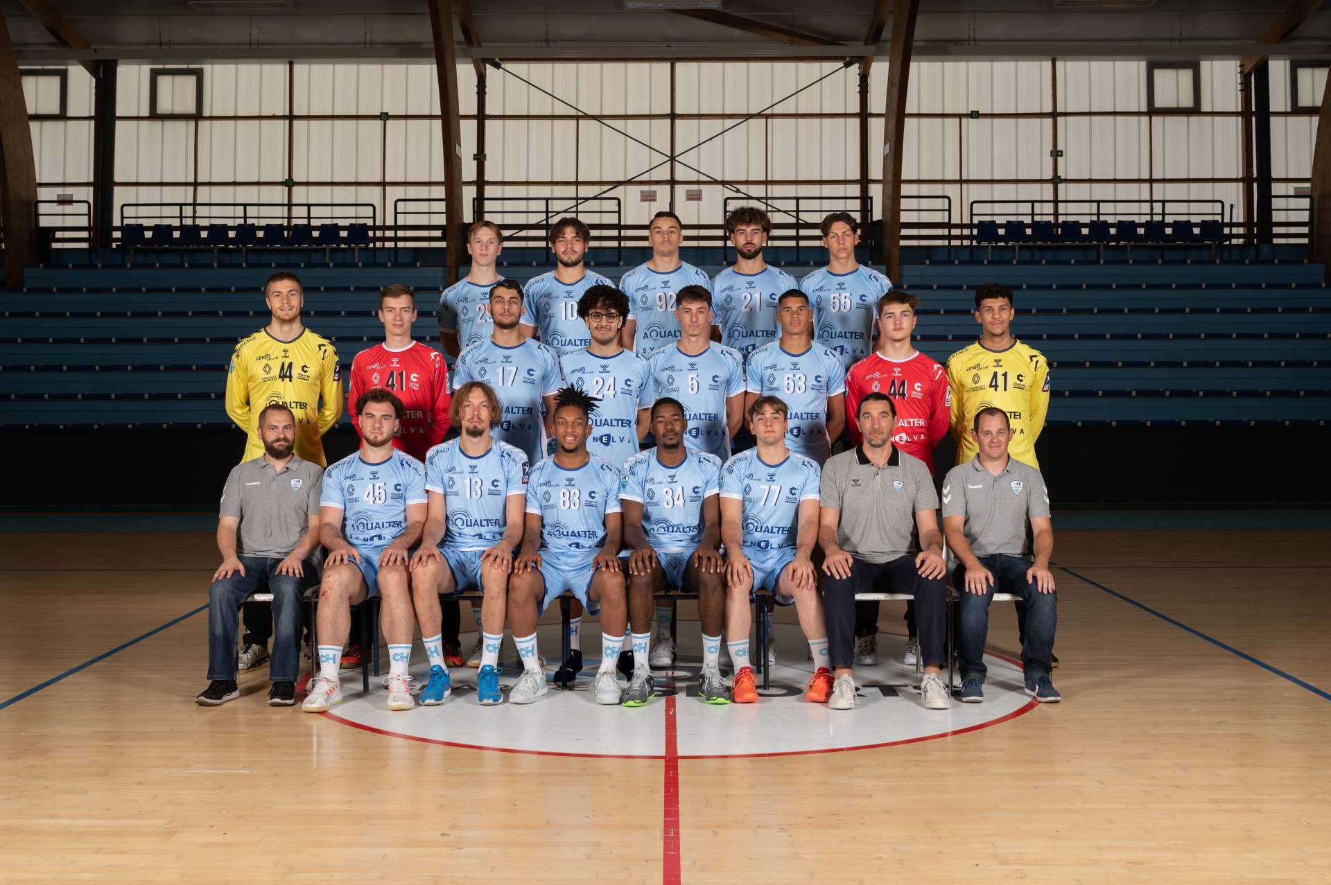 L'équipe de Nationale 1 - C'Chartres Métropole Handball