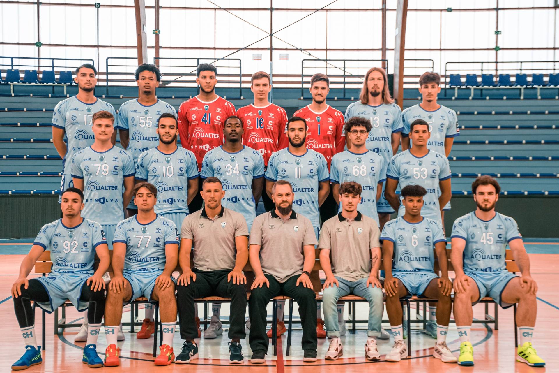 L'équipe de Nationale 1 - C'Chartres Métropole Handball